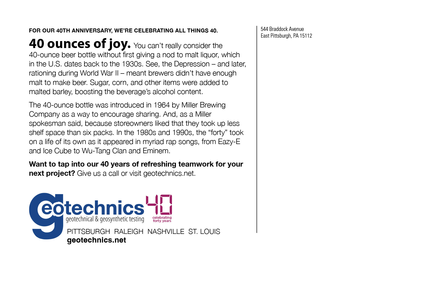 Cheers 2024 | Geotechnics